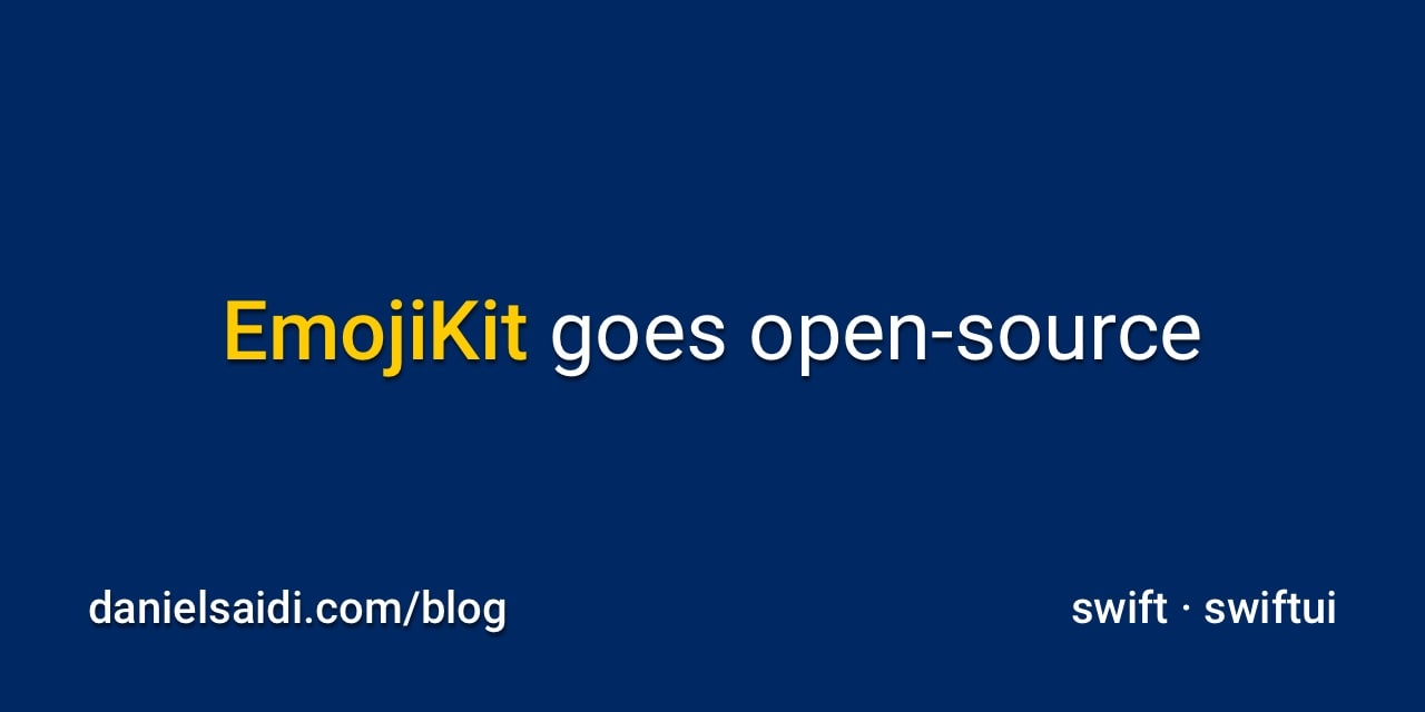 EmojiKit goes open-source